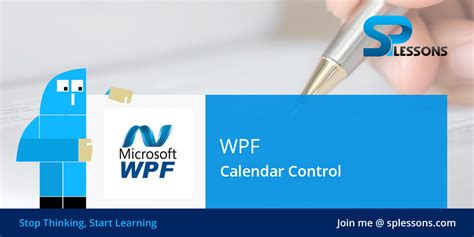 wpf calendar control splessons