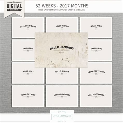 Weeks Month And Days Of The Week Templates Weeks Templates Months