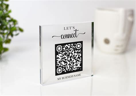 Mini QR Code Display Sign Social QR Business Sign Scan To Pay Business Sign Appointment Sign