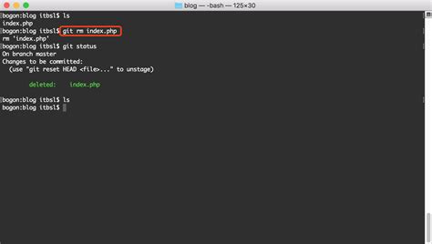 Git使用详细教程4:git Rm使用详解 Itbsl 博客园 Git使用详细教程4:git Rm使用详解 Itbsl 博客园