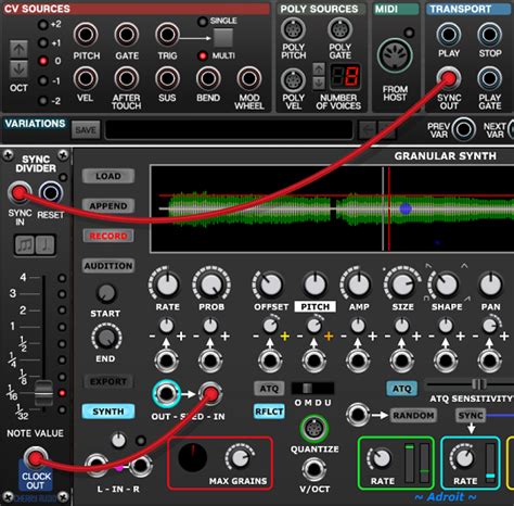 Granular Synth Operation Adroit Synthesis