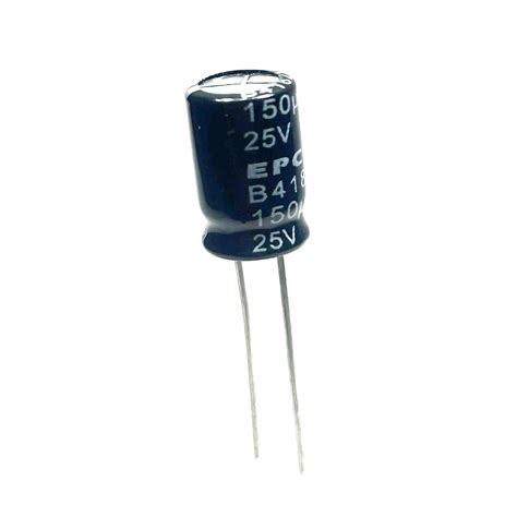 Kit 10 Pc Capacitor Eletrolitico 150uf 25v Epcos Componentes