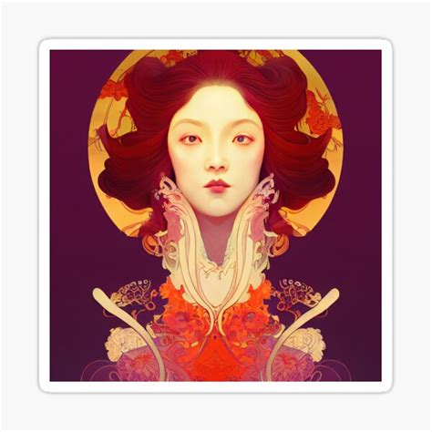 China Dream Woman Sticker For Sale By Alcaselzer Redbubble