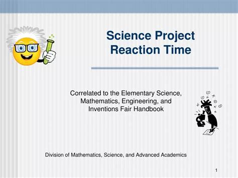 Ppt Science Project Reaction Time Powerpoint Presentation Free