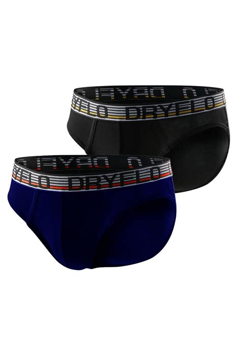 Chiloti Pentru Barbati Dryflo H099 Set 2 Perechi Negru M Emagro