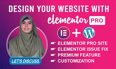 Design Or Redesign Your Responsive Wordpress Website Using Elementor