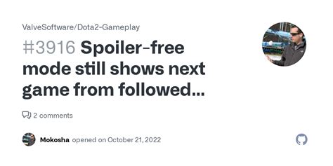 Spoiler Free Mode Still Shows Next Game From Followed Teams · Issue
