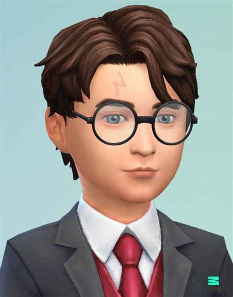 Шрам Гарри Поттера для Симс 4 Скачать мод