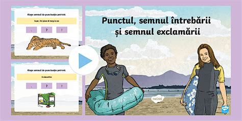 Punctul Semnul întrebării și Semnul Exclamării Powerpoint