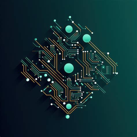 Premium Ai Image Circuit Board Icon