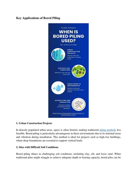 Ppt When Is Bored Piling Used Understanding Its Applications And