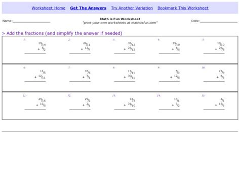 Adding Improper Fractions Worksheet Preschool Printable Sheet