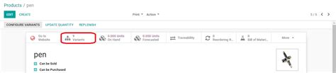 How To Configure Product Variant In Odoo 13
