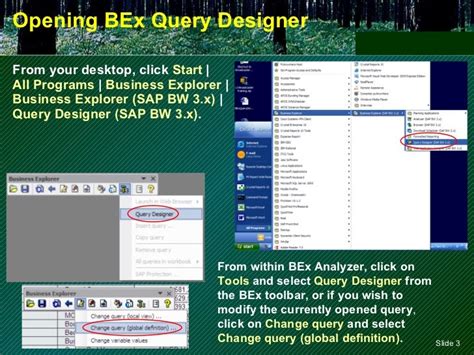 Bex Query Designer
