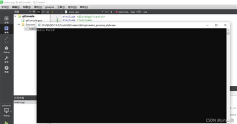 qt 设置弹出控制台终端 qt run in terminal csdn博客