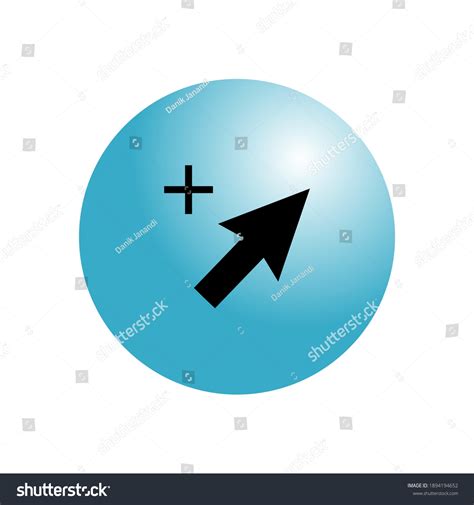 Cursor Plus Icon Web App Stock Vector Royalty Free 1894194652 Shutterstock