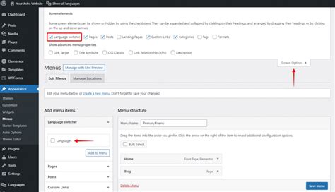 How To Turn Astra Website Multilingual With Polylang