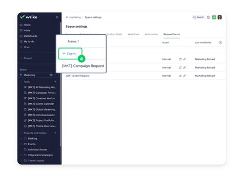 Step By Step Process How To Build A Wrike Request Form