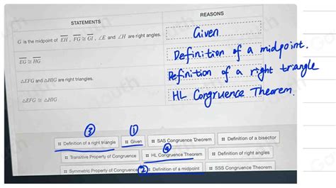 Solved Definition Of A Right Triangle Given Sas Congruence Theorem Definition Of A Bisector