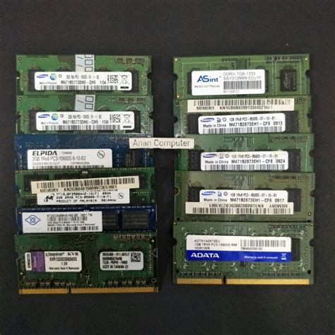 เน็ตบุ๊ก แล็ปท็อป แรม Ddr3 Pc3 1gb 2gb 4gb 8gb มือสอง Shopee Thailand