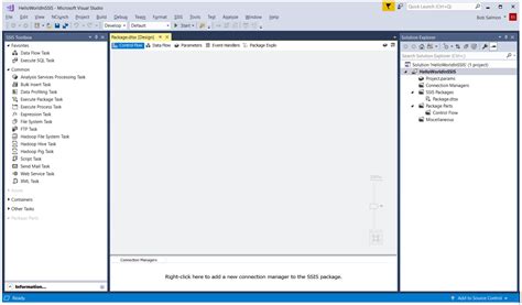 From Excel To SSIS Part Hello World Random Tech Thoughts