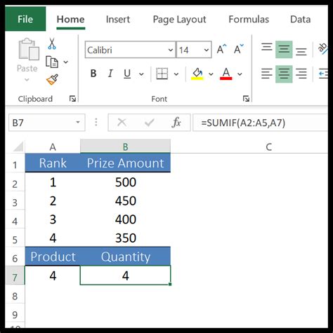 Fonction Sumif Dans Excel Tutoriel Rapide Sur Excel