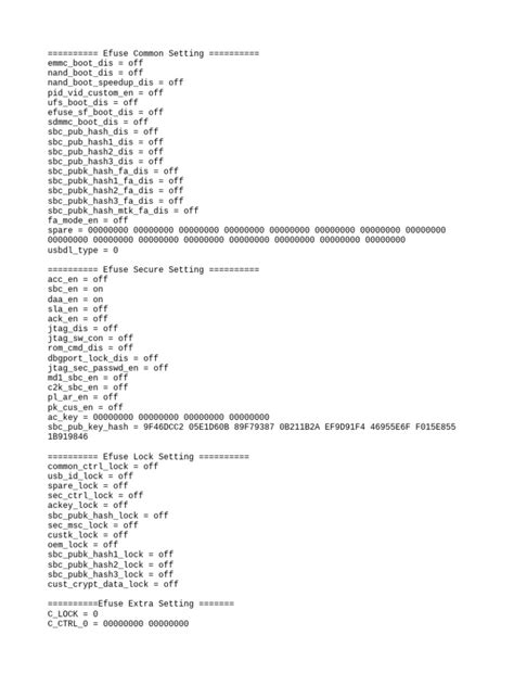 Efuse Dump Pdf