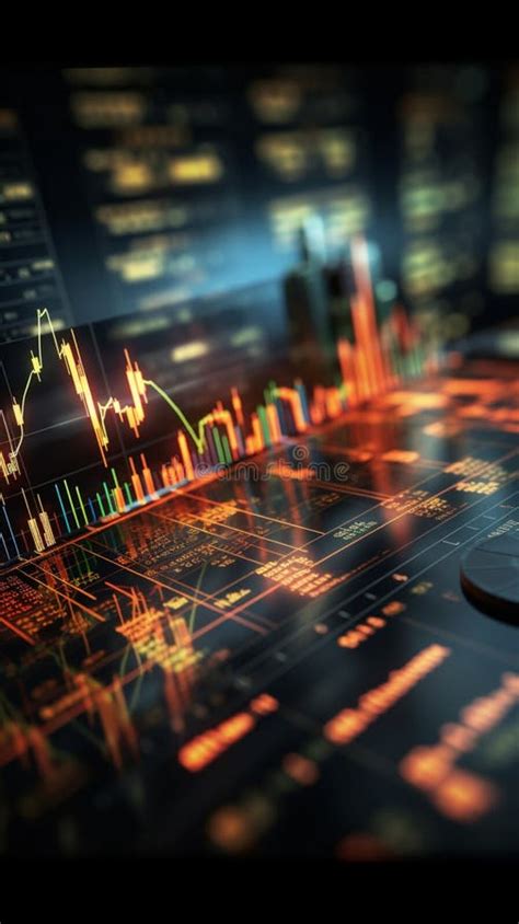 Conceptual Graphic Illustrates The Dynamic World Of Stock Market And