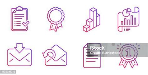 3d 차트 메일 및 파일 아이콘 보내기 설정 성공 승인된 체크리스트 및 수신 메일 표지판 벡터 0명에 대한 스톡 벡터 아트 및 기타 이미지 Istock
