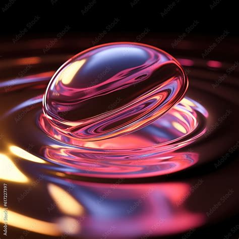 생성형 인공지능으로 만든 클로즈업 액상 화장품 클리어 거품이 있는 젤 텍스처 스킨케어 제품 Stock Illustration Adobe Stock