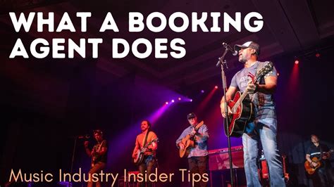 What A Booking Agent Does Booking Agent Tips Youtube
