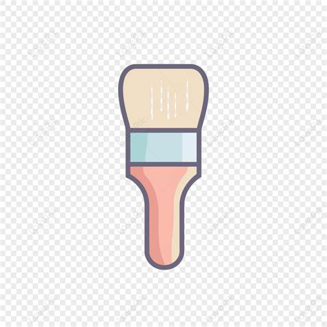 흰색 배경에 페인트 브러시 아이콘 벡터스케치ui Png 일러스트 무료 다운로드 Lovepik