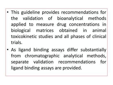Bioanalytical Method Validation Emea Ppt