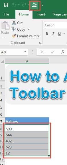 How To Add A Macro To The Toolbar In Excel Myexcelonline