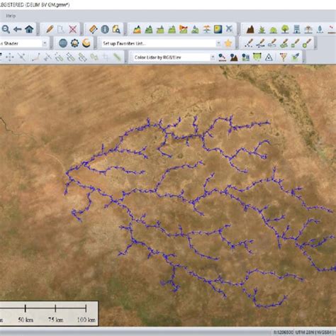 Global Mapper Software Interface Display Characteristics And Export