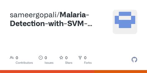 Github Sameergopali Malaria Detection With Svm And Pca