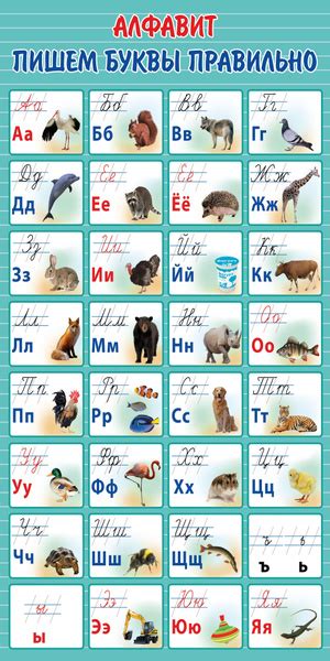 Стенд информационный " Алфавит. Пишем буквы правильно" для школы ...