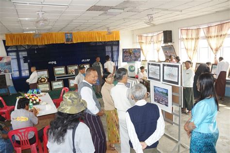 စစ်ကိုင်းမြို့ လူထုအခြေပြုဗဟိုဌာန၌ တစ်ကိုယ်တော်ပန်းချီပြပွဲ ကျင်းပ