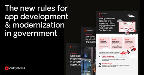 low code resources for government outsystems