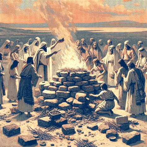 Joshua 8 31 Artwork Bible Art