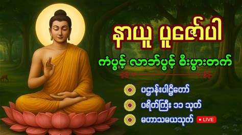 🙏🌷🌻ကံပွင့် လာဘ်ပွင့် စီးပွားတက် မဟာပဌာန်းဒေသနာတော် ၊မေတ္တာပို့🙏🌷🌻 Youtube