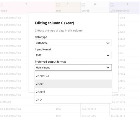 Automated Column Selection An Easier Way Of Adding Data To Flourish