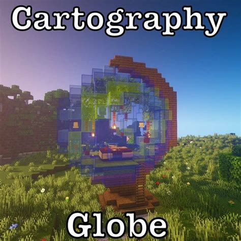 Minecraft Build Gallery🖼️ On Instagram 💬wow Check Out This Amazing Cartography Globe🌏📚