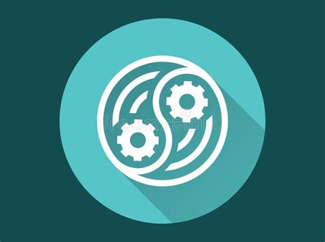 Automation Icon Line Style Symbol From Productivity Icon Collection Stock Vector Illustration