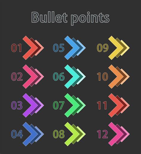 Arrow Bullet Points Vectors And Illustrations For Free Download Freepik Arrow Bullet Points Vectors And Illustrations For Free Download Freepik