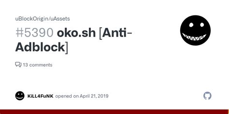 Okosh Anti Adblock · Issue 5390 · Ublockoriginuassets · Github