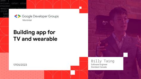 May Flutter Meetup Building Tv And Wear App With Flutter Speaker Deck