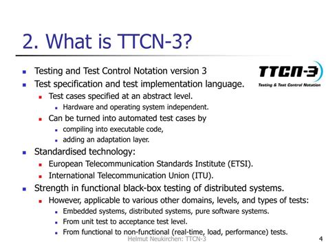 Ppt An Overview On The Testing And Test Control Notation Version 3 Ttcn 3 Powerpoint