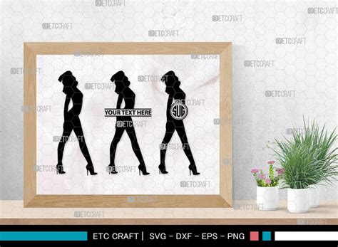 Sexy Woman Monogram Sexy Woman Silhouette Sexy Woman Svg Sexy Lady