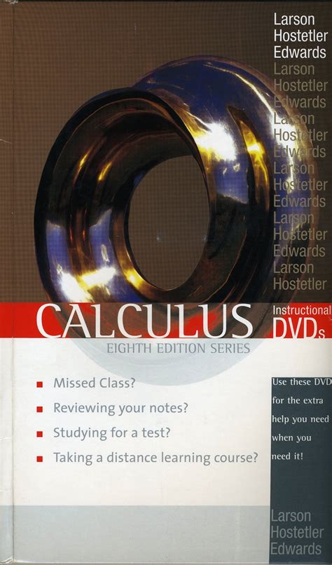 Calculus Instructional Dvds 8th Ed Larson Ron Movies And Tv